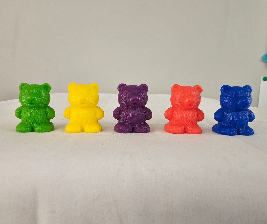 Lot of 58 Colorful Counting Teddy Bears - Etsy