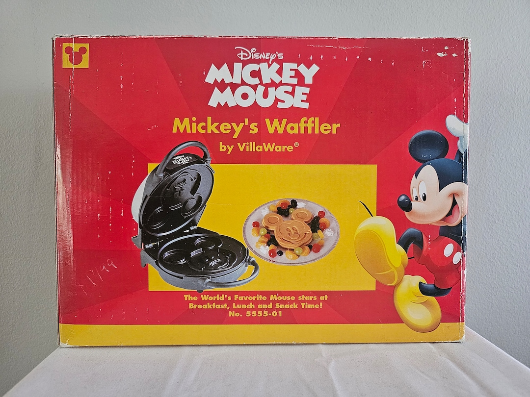 Vintage Villaware Disney Mickey Mouse Waffle Maker - Etsy