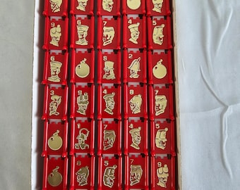 80 Vintage Wooden Stratego Tiles, Complete Stratego Set, Game Pieces ...