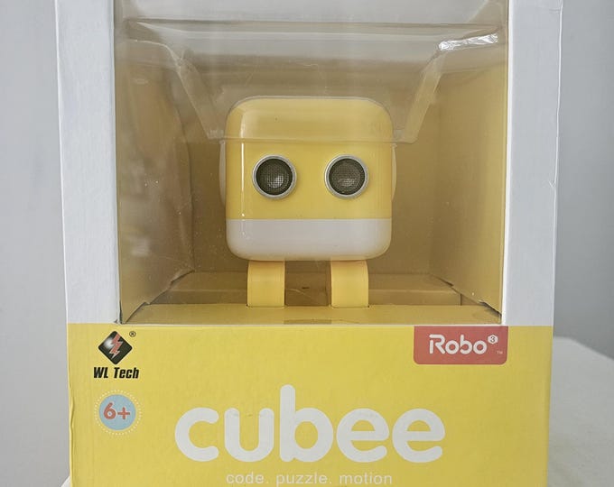 Cubee F9 Robot Kids Toy - Yellow -WL Tech Robo - Etsy