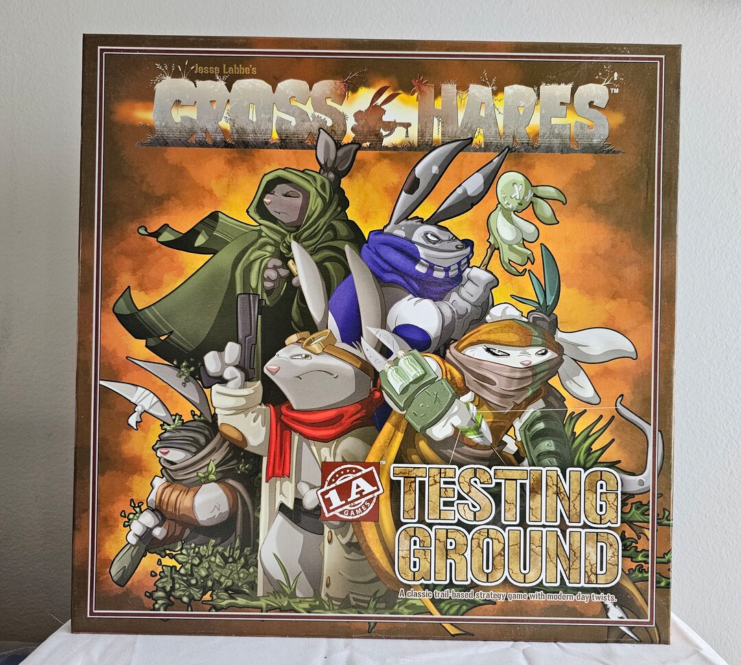 Board Game - Cross Hares Testing Ground - Etsy