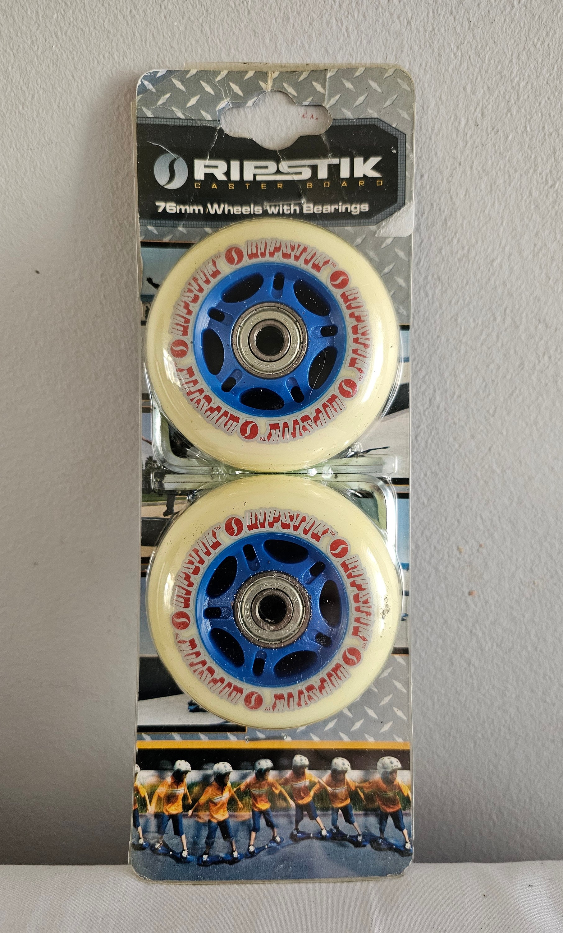 Ripstik Razor 76mm Wheels With ABEC-5 Bearings NIP Blue Ivory - Etsy