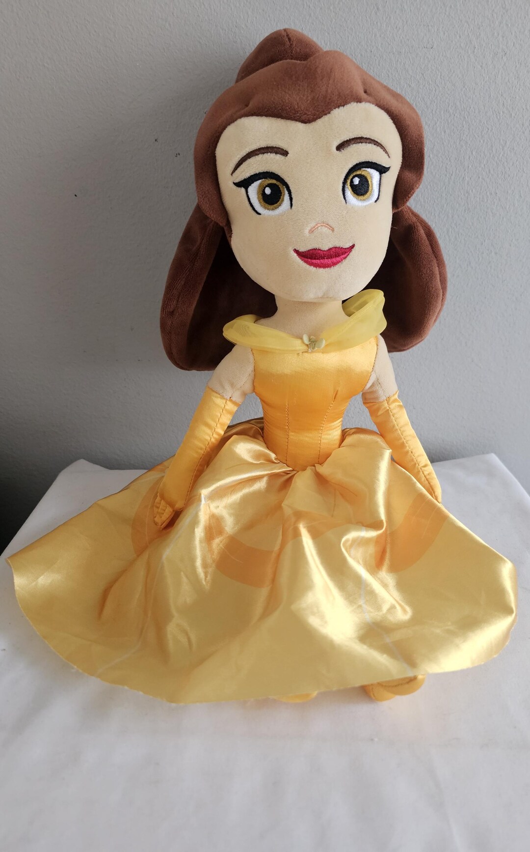 Lot of Two (2) 16" Plush Disney Belle - Beauty and the Beast - Etsy