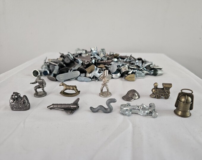 Huge Lot of Monopoly of 180+ Pewter Tokens - Many Different - Etsy