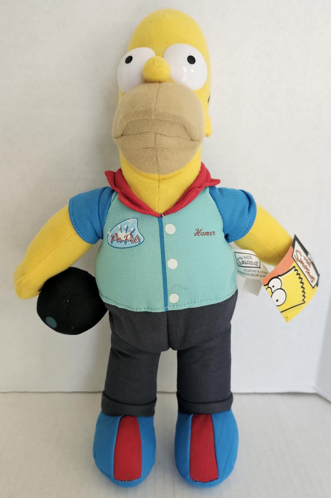 15" Plush Pin Pals Homer - the Simpsons Bowling - Etsy