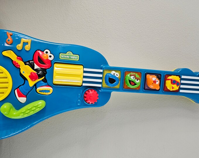 Sesame Street 2002 Jam With Elmo Guitar, Fisher Price Lights Tempo ...