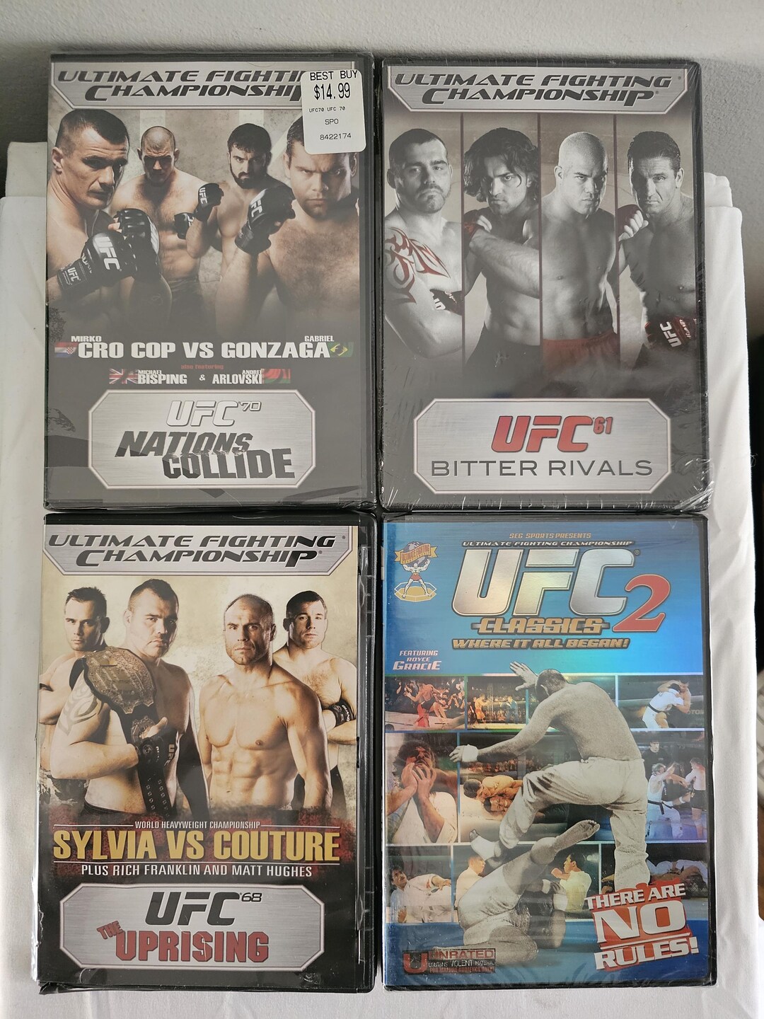 Lot of Four (4) UFC Dvd's - Most Brand New - Etsy