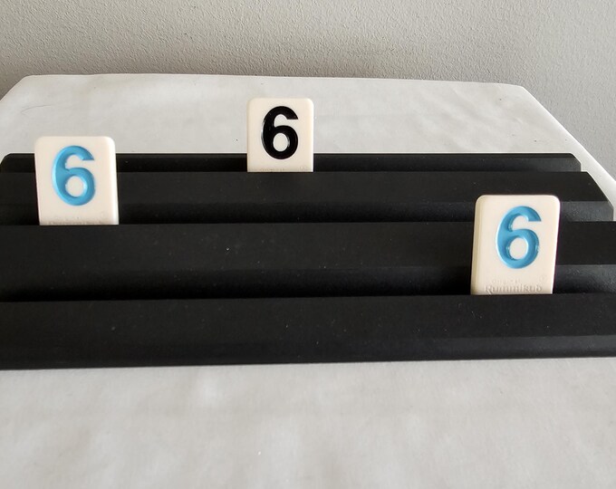 Rummikub Large Number Game Replacement Black Tile Holder Racks (4) - Etsy