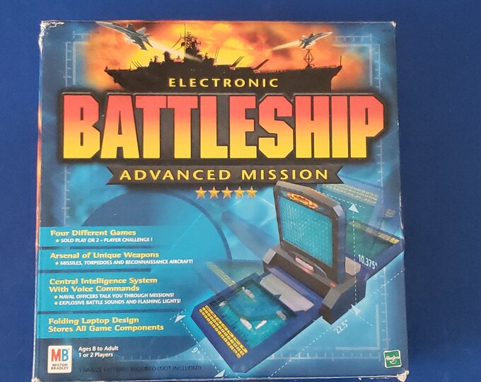 2000 Electronic Battleship Advanced Mission Game - Etsy