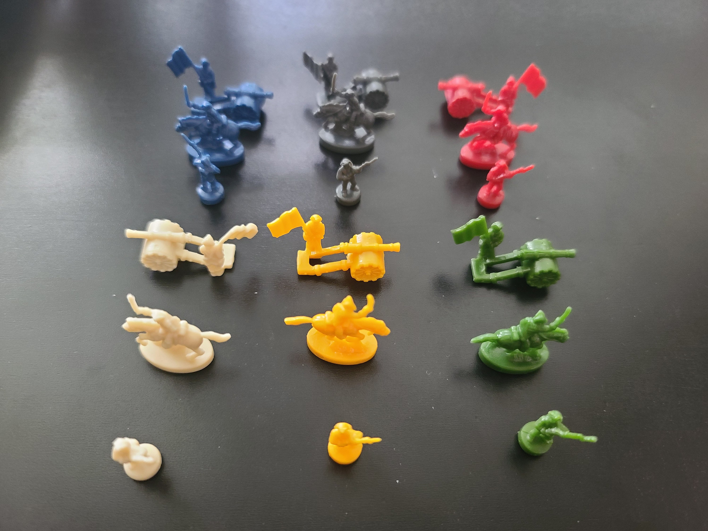 Risk Game Replacement Armies - Infantry, Calvary and Cannon - 351 ...