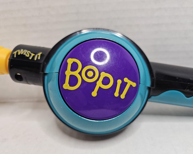 1996 Original Bop It! Classic Electronic Game - Black Model - Etsy
