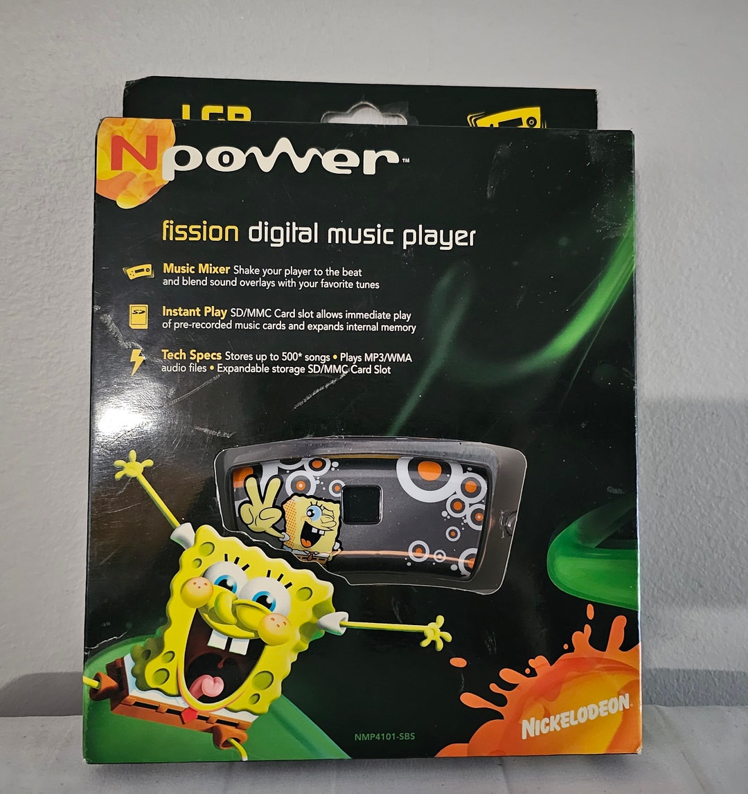 Spongebob Fission Digital Music Player - Etsy