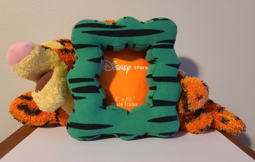 12" Long Winnie the Pooh Tigger Plush With Picture Frame - Etsy