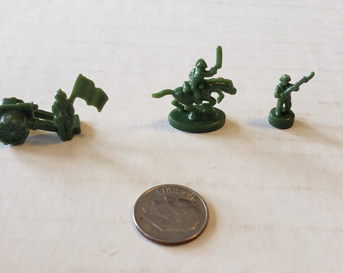 Risk Game Replacement Armies Infantry Calvary and Cannon | Etsy