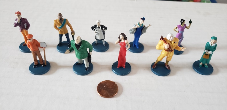 Clue DVD Board Game Replacement Luxury Figure Tokens 10 - Etsy