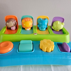 Fisher Price Poppin Activity - Pop up Animals Toy - Etsy