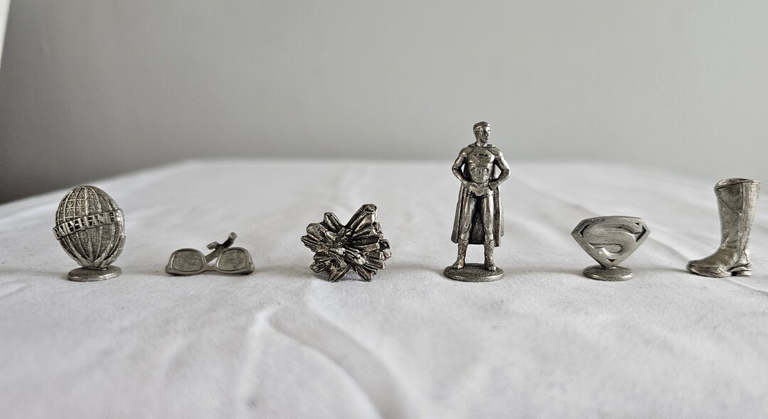 Superman Monopoly Board Game Replacement Tokens 6 - Etsy