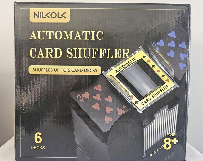 Six (6) Deck Playing Card Automatic Shuffler - Etsy