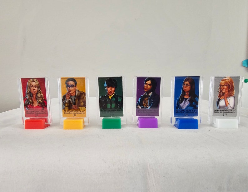 Clue Big Bang Theory Game Replacement Character Tokens - Etsy