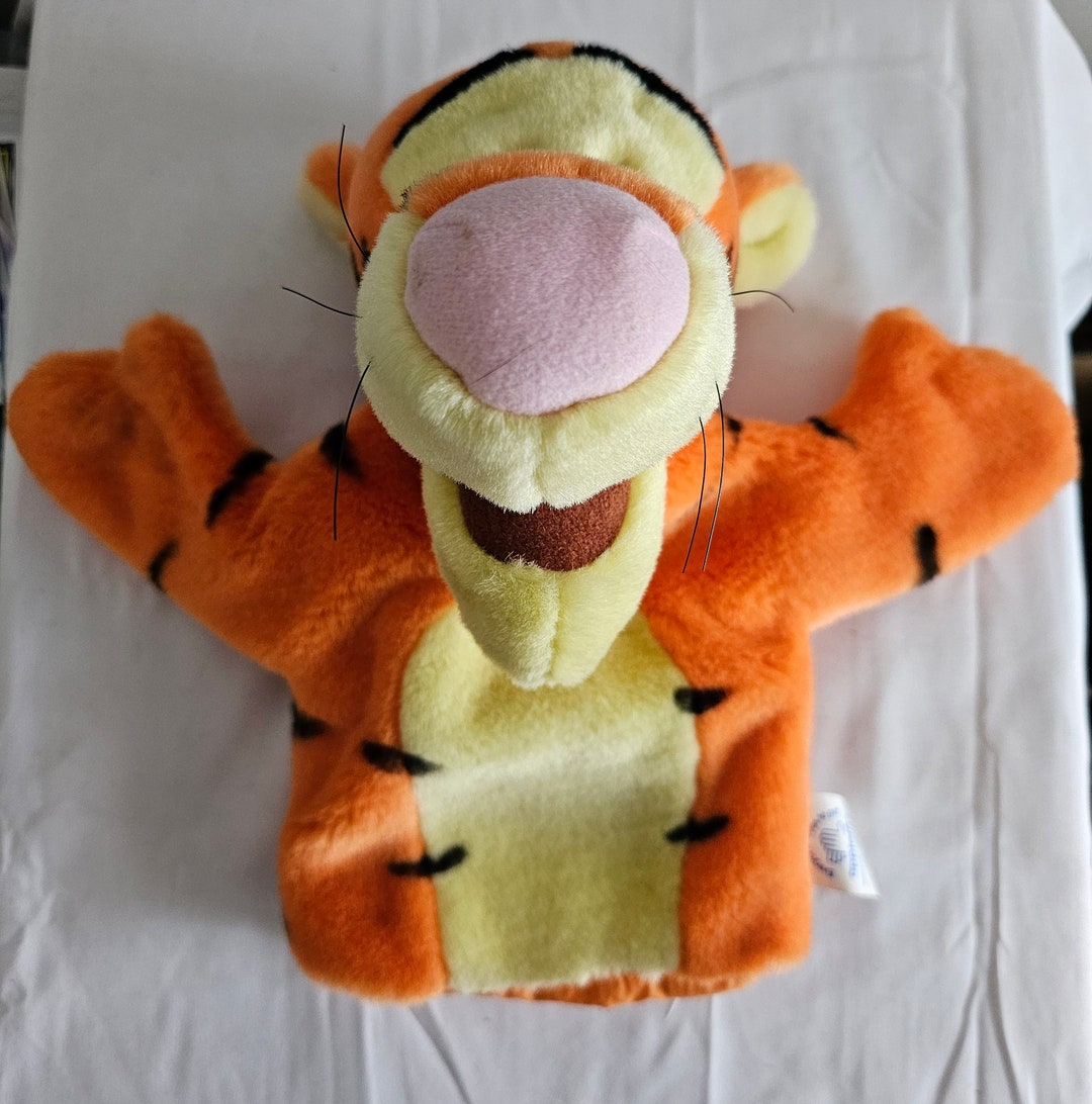 9 Disney Plush Tigger Hand Puppet - Etsy