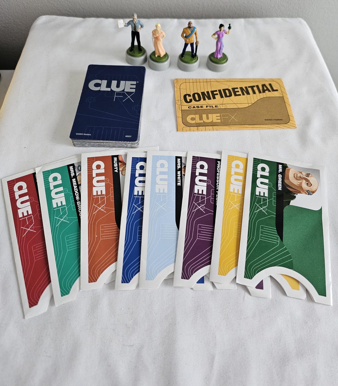 Clue FX Game Replacement Luxury Pawns, Cards, Folders and Envelopes - Etsy
