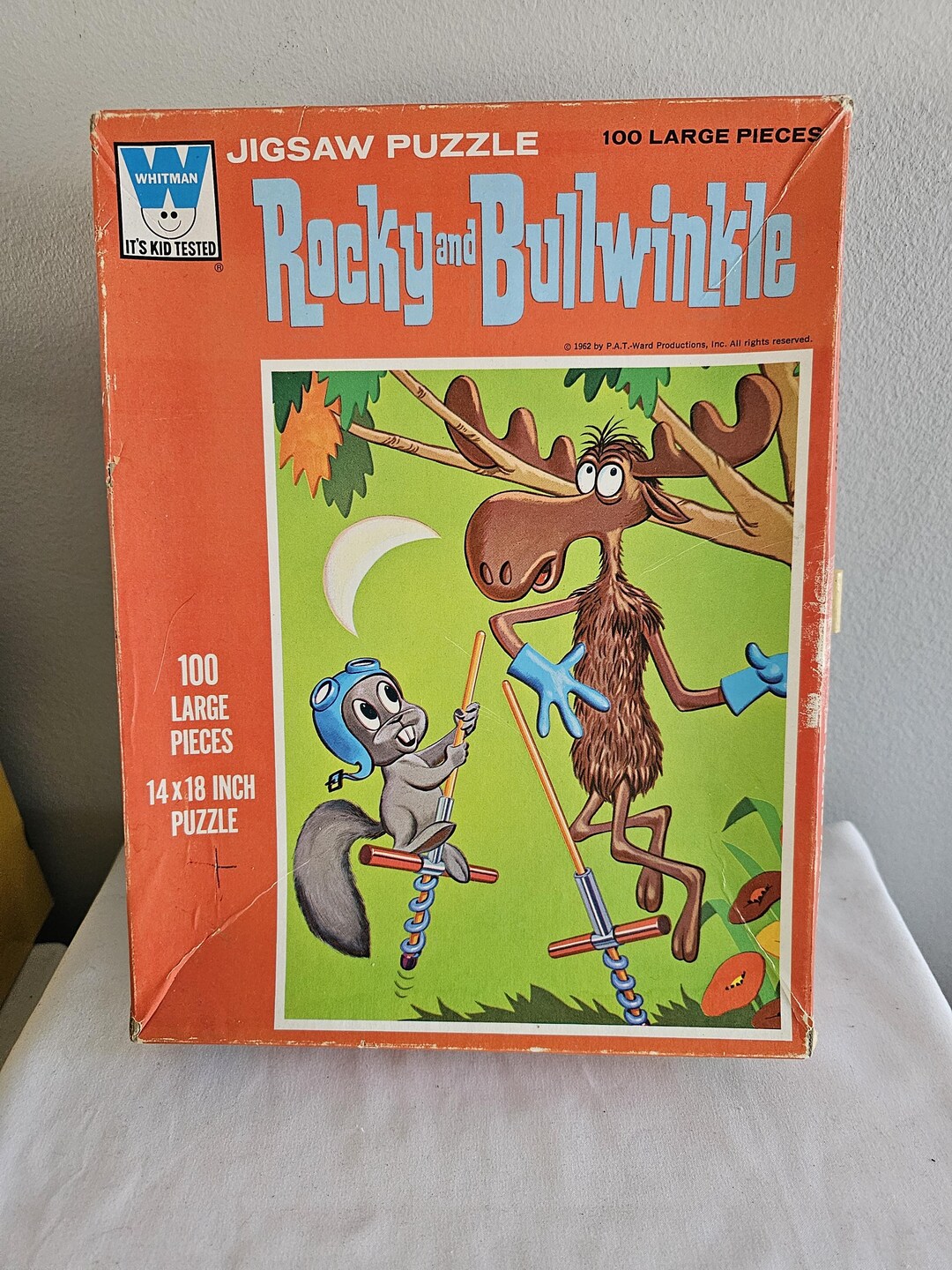 1962 Rocky and Bullwinkle Jigsaw Puzzle - Whitman - Etsy