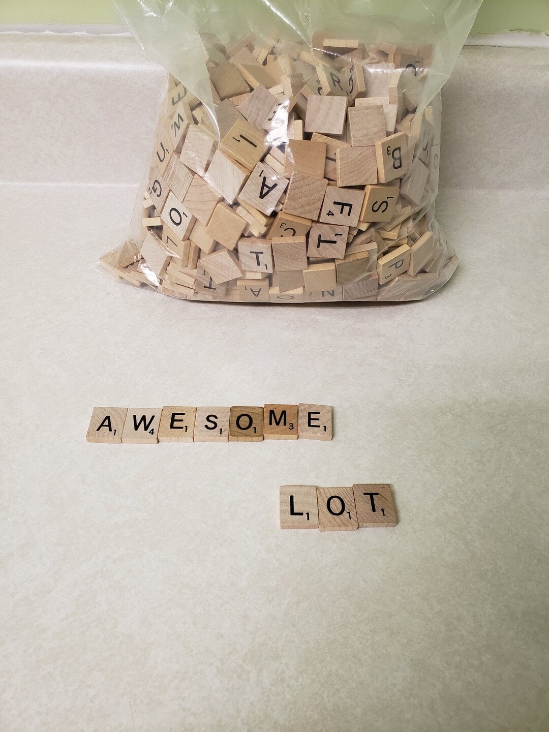 Lot of 1,000 Scrabble Game Wood Letter Tiles - Etsy