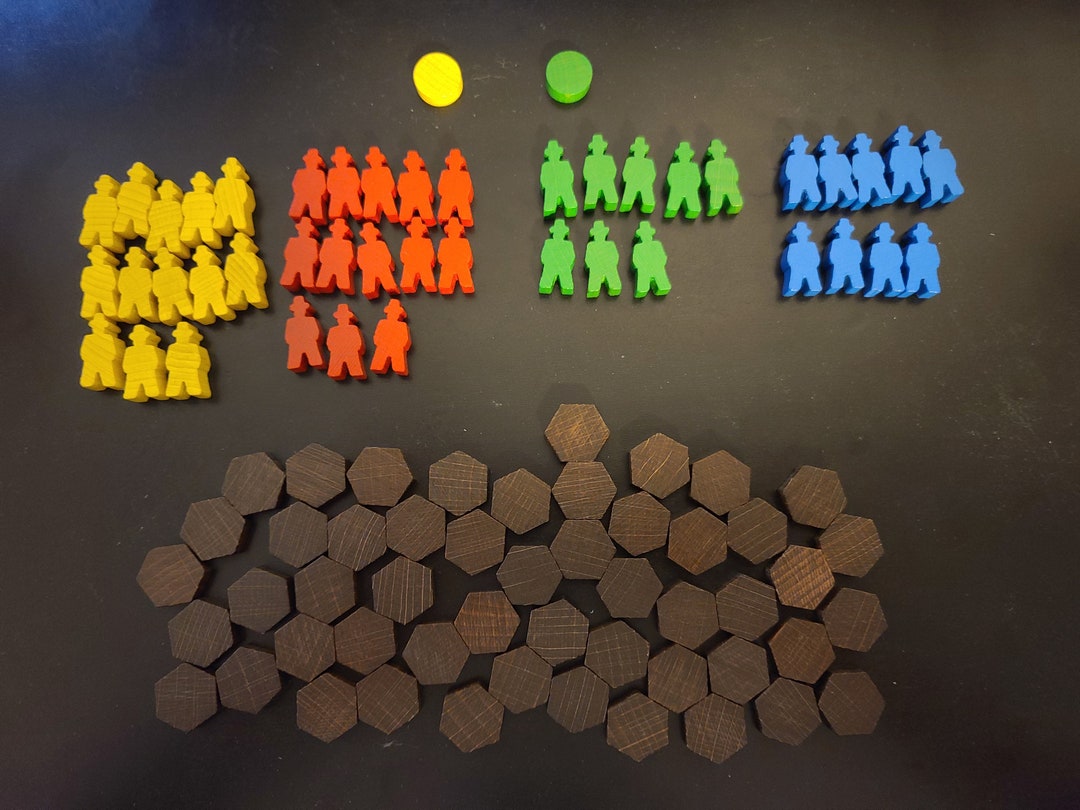 Terra Nova Board Game Replacement Wood Figures and Shapes - Etsy