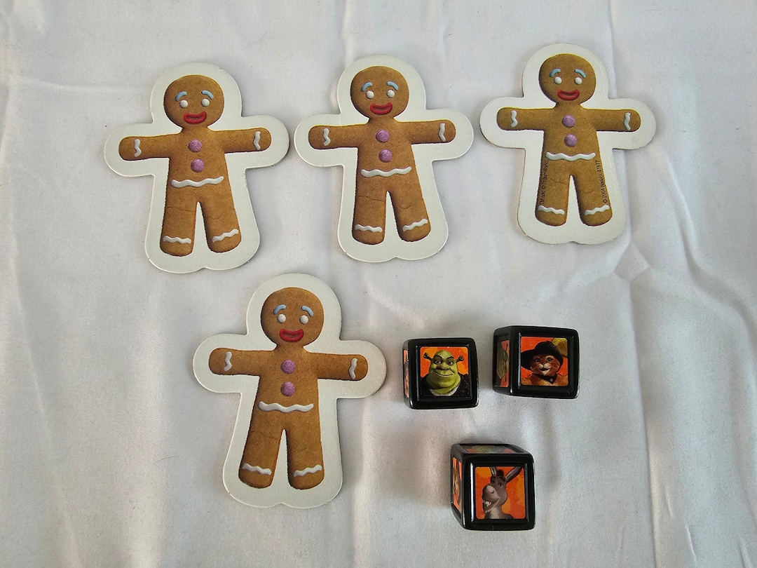 Shrek Board Game Replacement Dice and Gingy Figures - Etsy