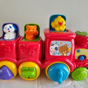 Vtech Roll & Surprise Animal Train - Pop up Animals - Etsy