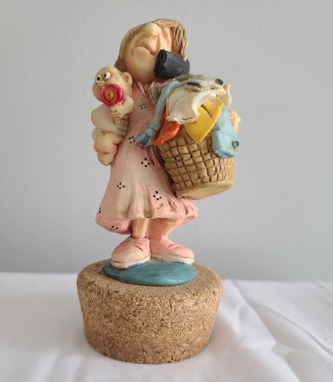 5.5" Figurine - Haggard Mom With Crazy Baby - Etsy