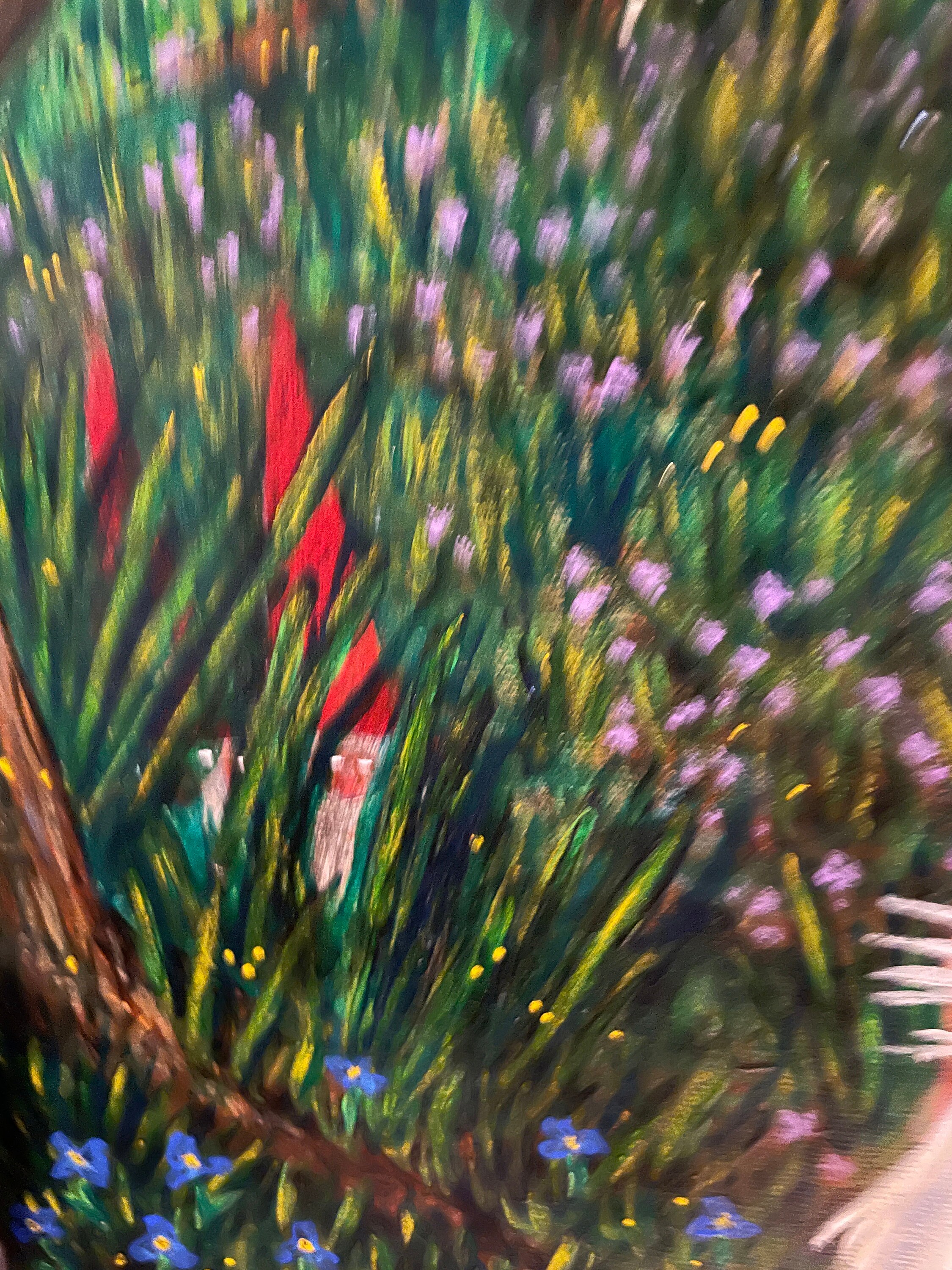 Original Painting on Canvas / Canvas 10"x12" Entitled "gnomes in the ...