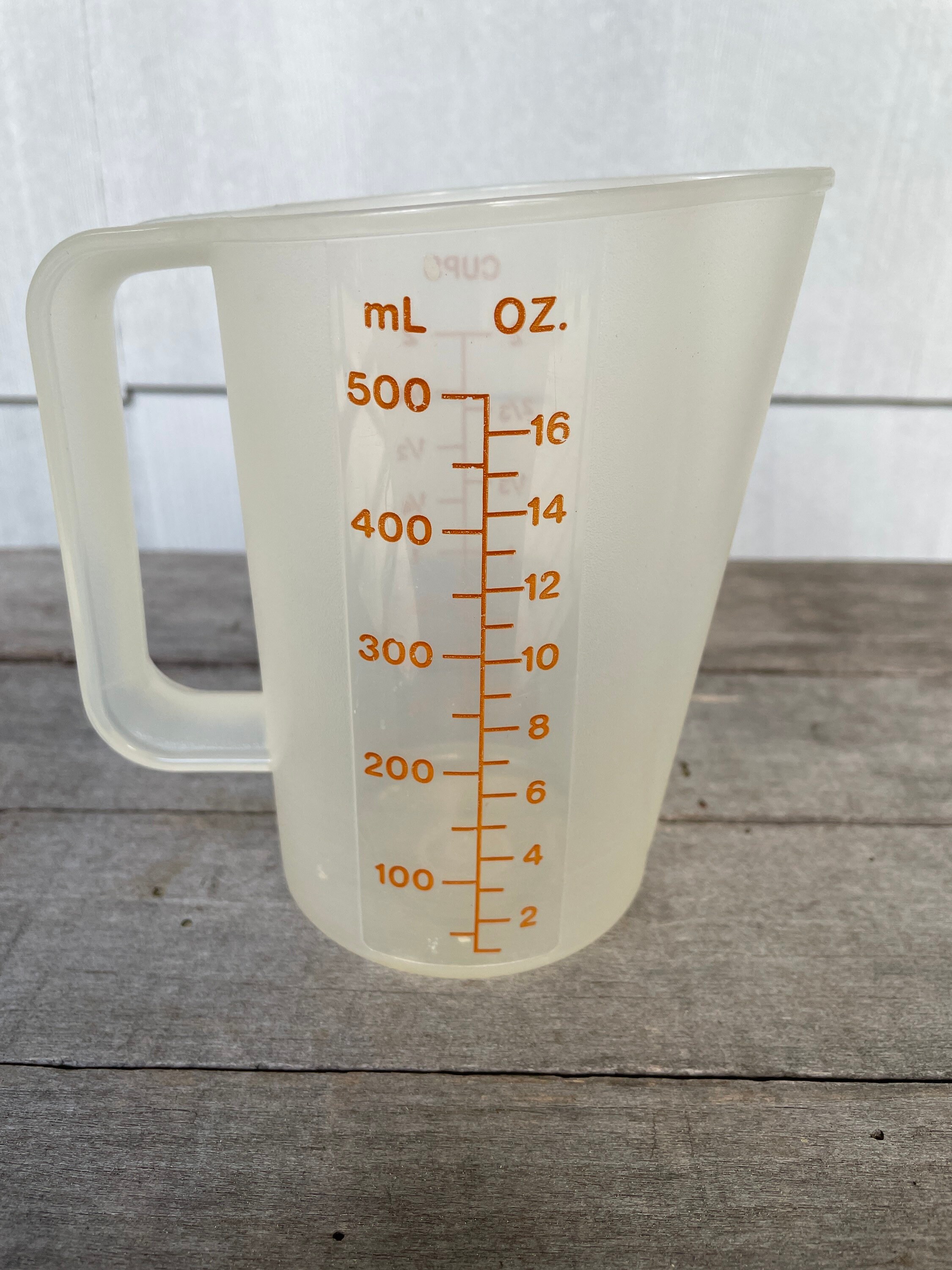 Tupperware Vintage Measuring Pitcher or Yellow Quick Shake - Etsy