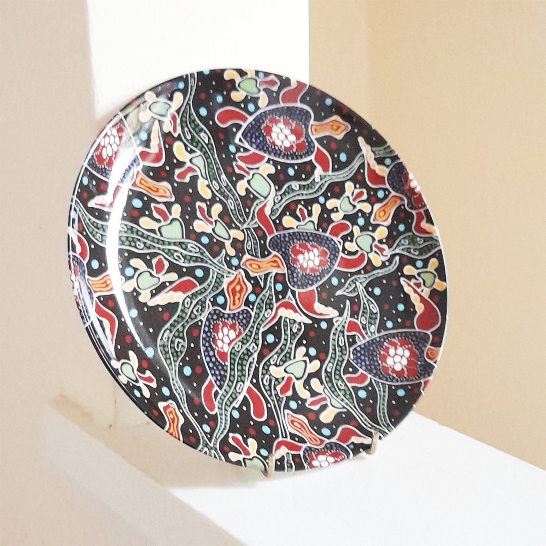 90's Boho Vintage Tobwabba Turtle Art Plate Australian Worimi ...
