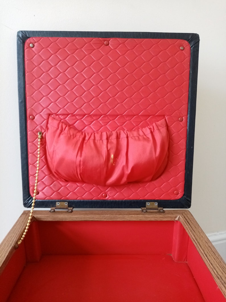 50's Stunning Sherborne Sewing Box Stool & Footstool | Etsy