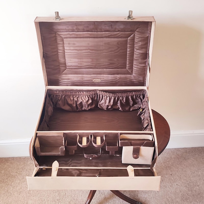 Leather Train Case - Etsy