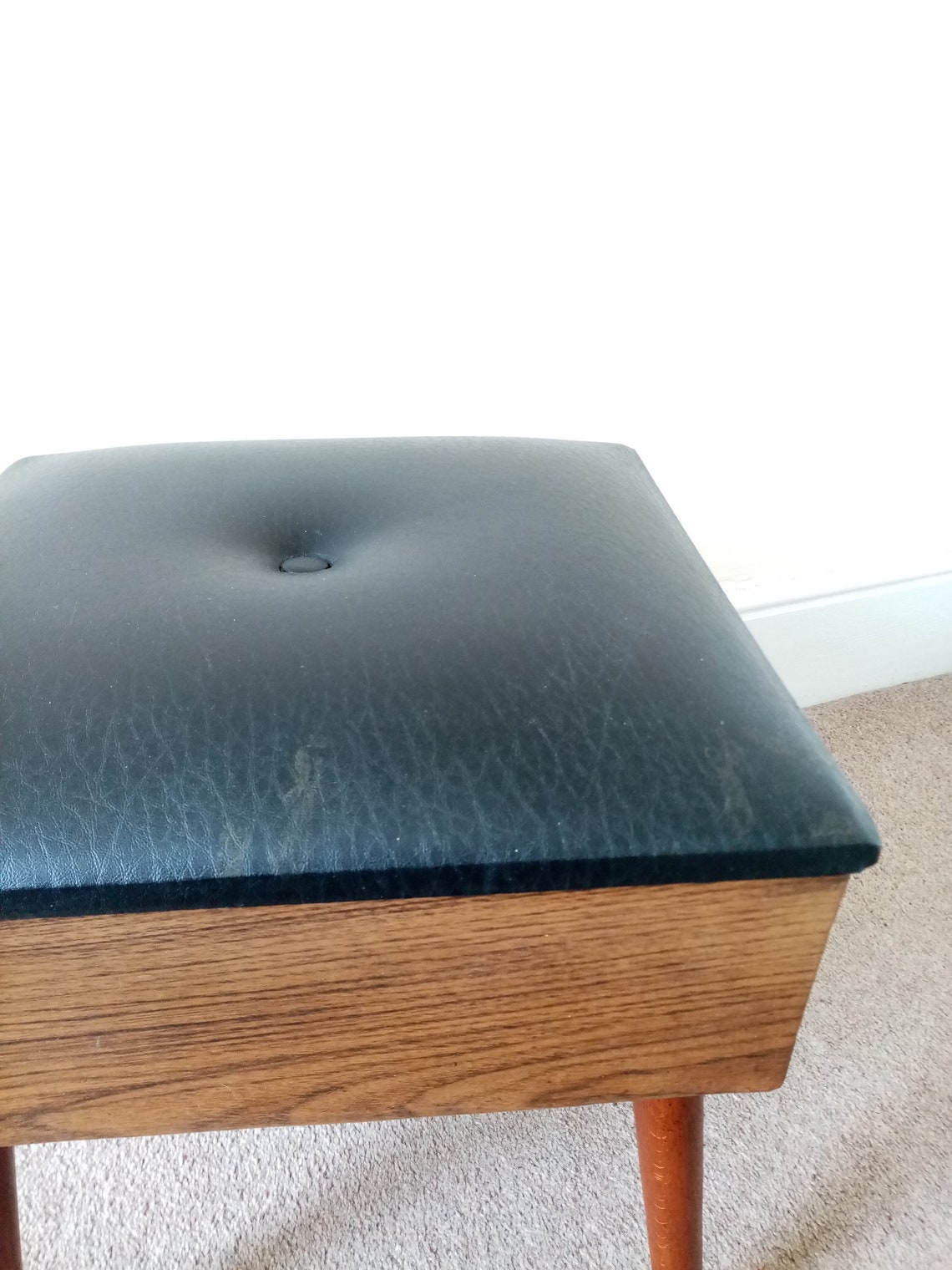 50's Stunning Sherborne Sewing Box Stool & Footstool - Etsy