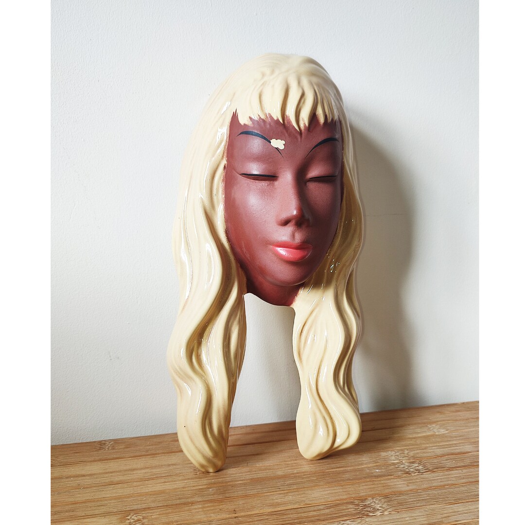 1950s Cortendorf Vintage Lady Wall Mask #3449 – Mid-century German ...