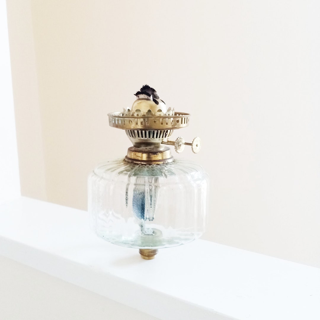 Antique Duplex Twin Adjustable Oil Lamp Partial Lamp for Restoration ...