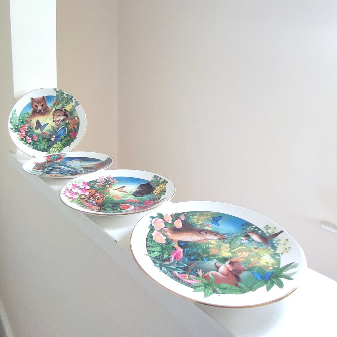 Vintage Royal Doulton Jungle Book Plates: Mike Atkinson Art, Set of 4 ...