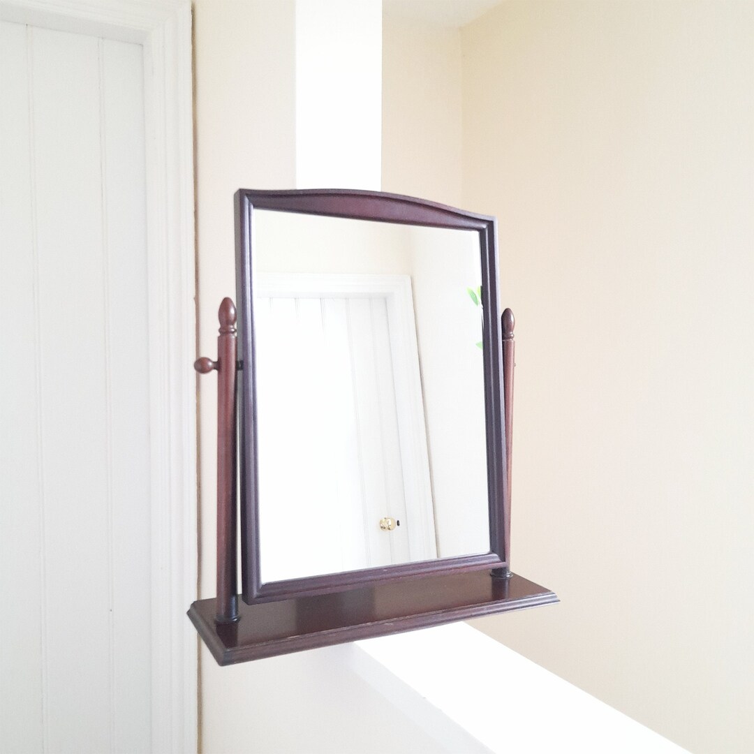 80's Vintage Stag Minstrel Single Dressing Mirror Mid Century Modern ...