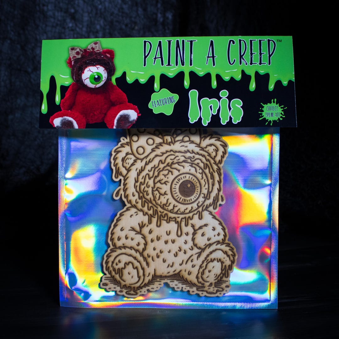 PAINT-A-CREEP DIY Coloring Crafts for Horror Lover Spooky Art Creepy ...