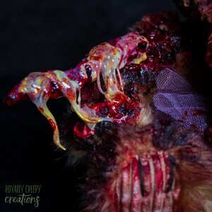 Cutie- Creepy Plush Bear, Creepy Oddities, Horror Dolls, Macabre Gift ...