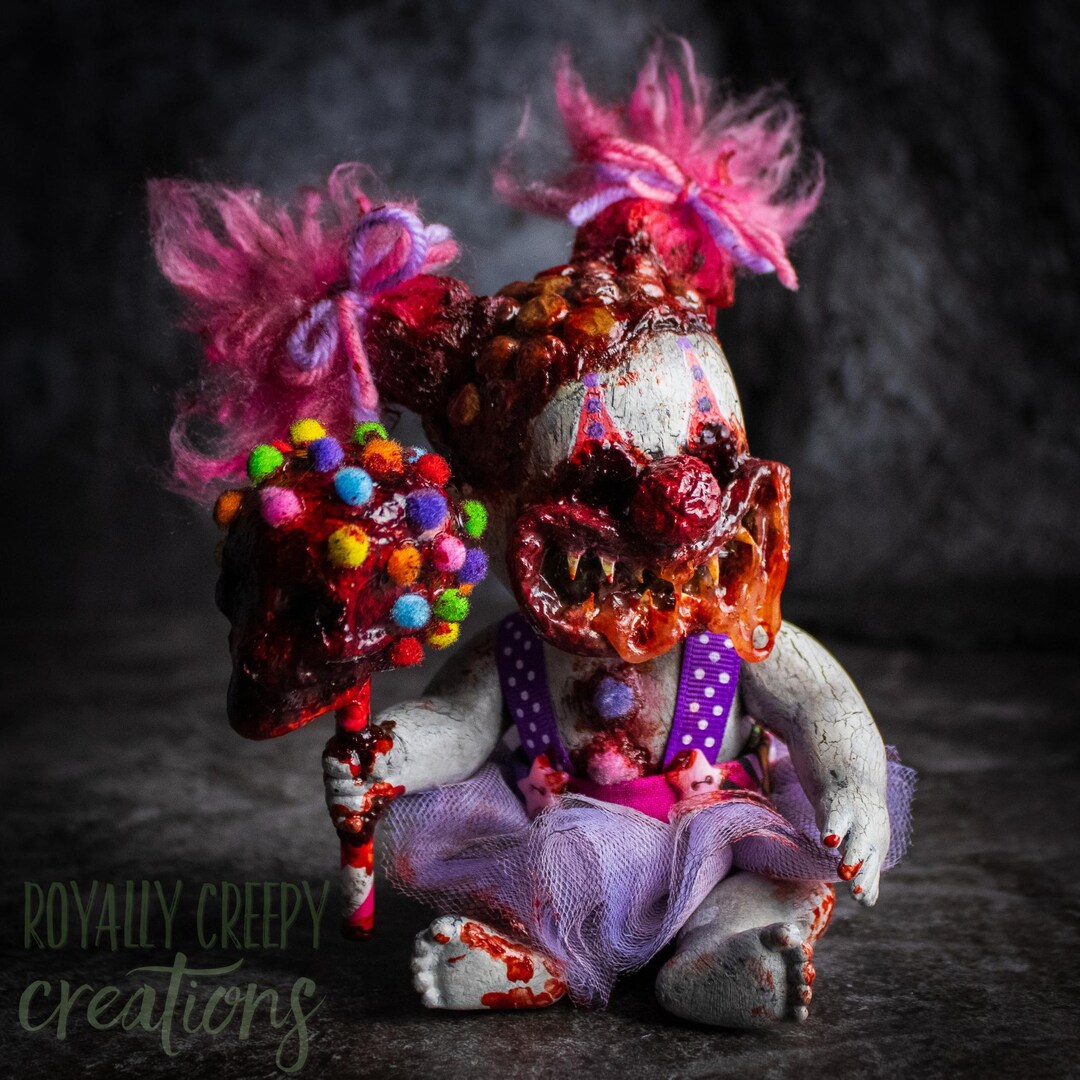 Berry-crunch Creepy Clown Baby- Creepy Clowns,creepy Doll,creepy Cute ...