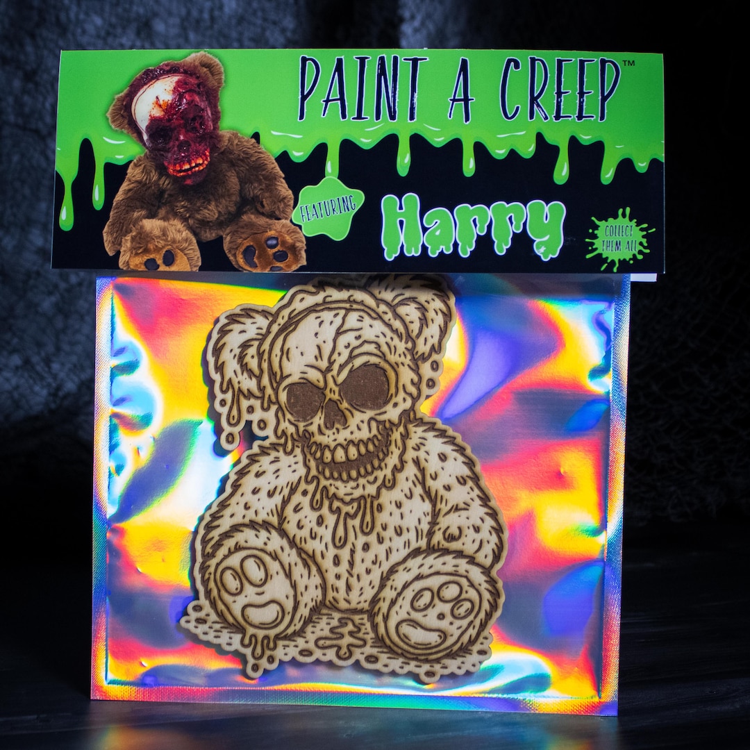 PAINT-A-CREEP DIY Coloring Crafts for Horror Lover Spooky Art Creepy ...