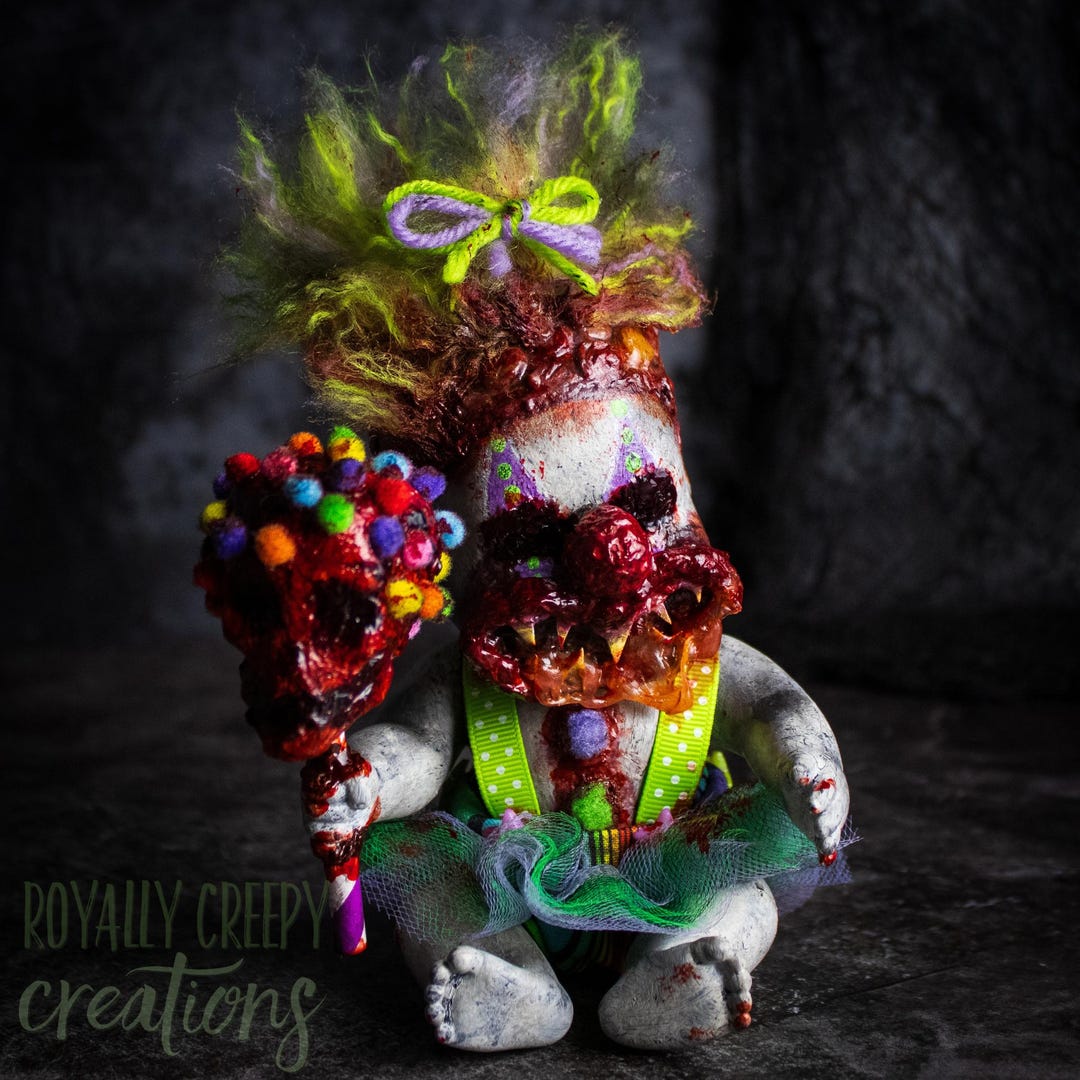 Kiwi Creepy Clown Baby Creepy Clowns, Creepy Doll, Creepy Cute ...