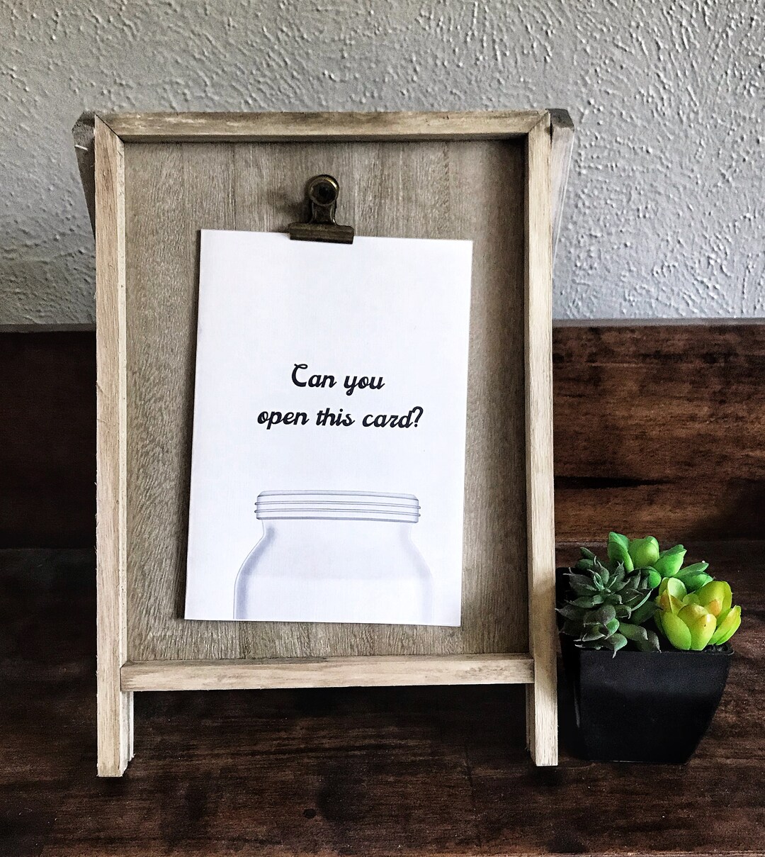 Can You Open This Card, Father's Day Card, Linen Cardstock, 5x7 - Etsy