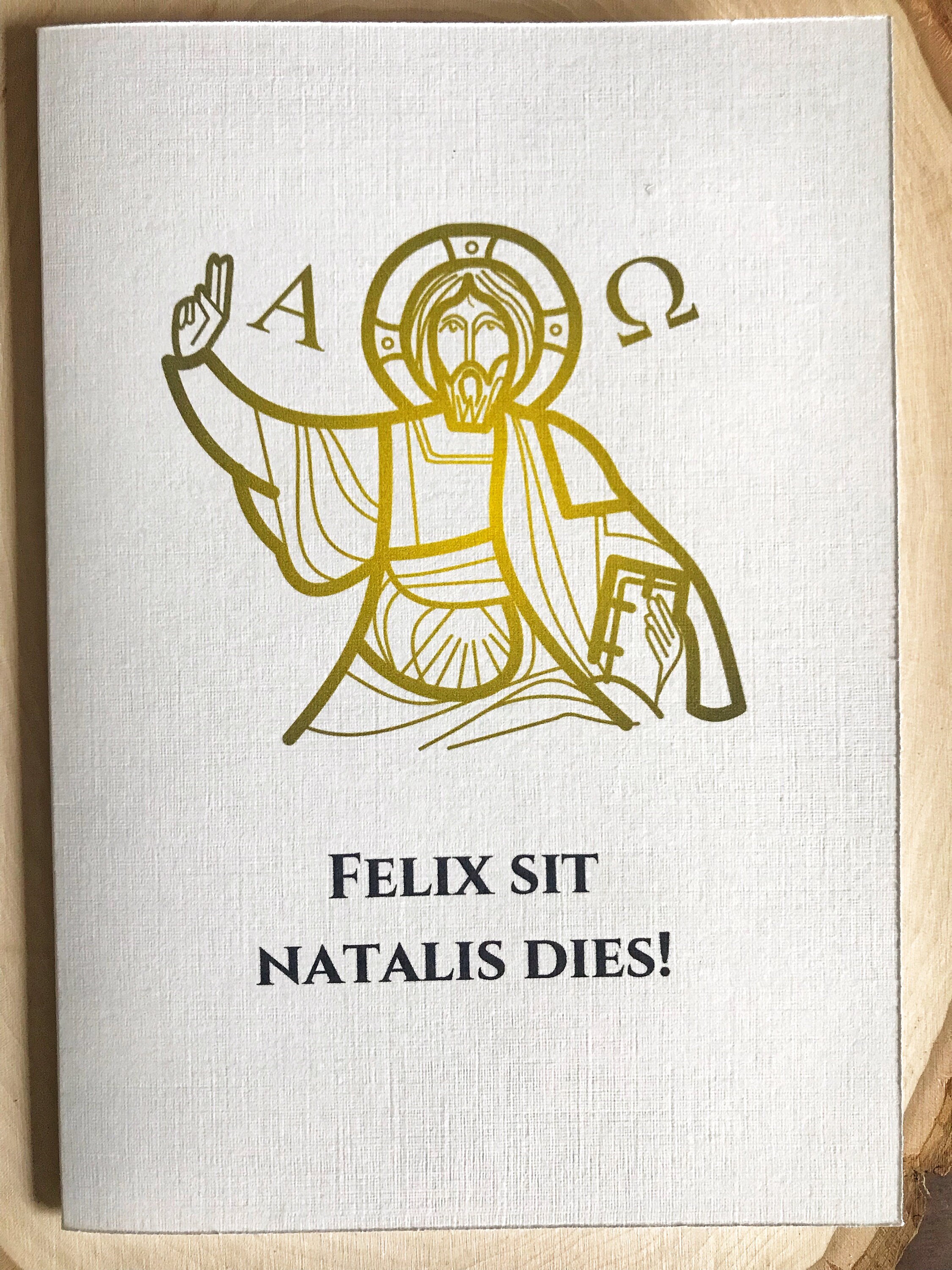 Latin Birthday Card, Blank Interior, 5x7 - Etsy