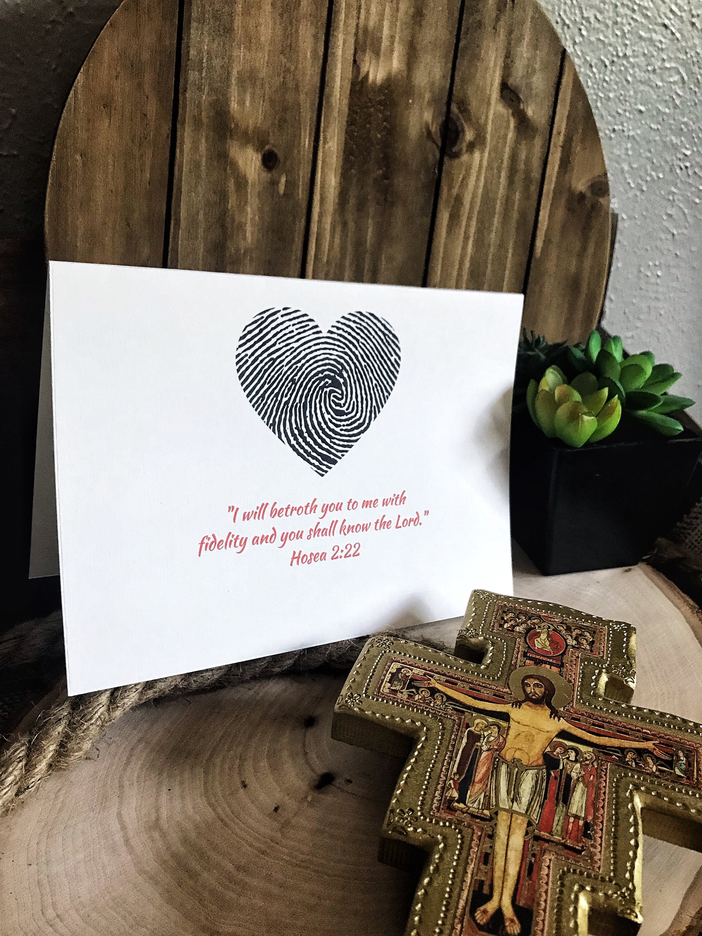 Betroth You Anniversary Card, white linen, 5x7 - Etsy.de