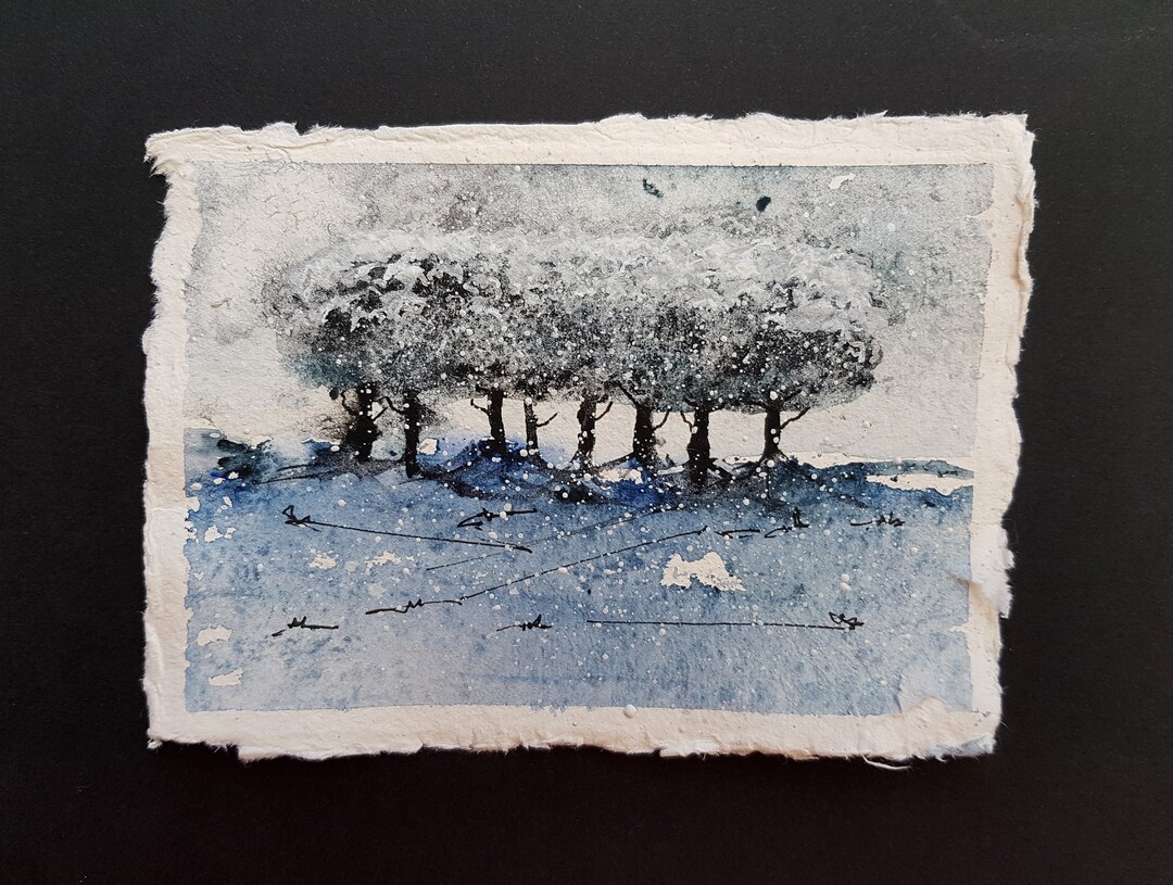 Small Original Watercolour Abstract Painting - Etsy